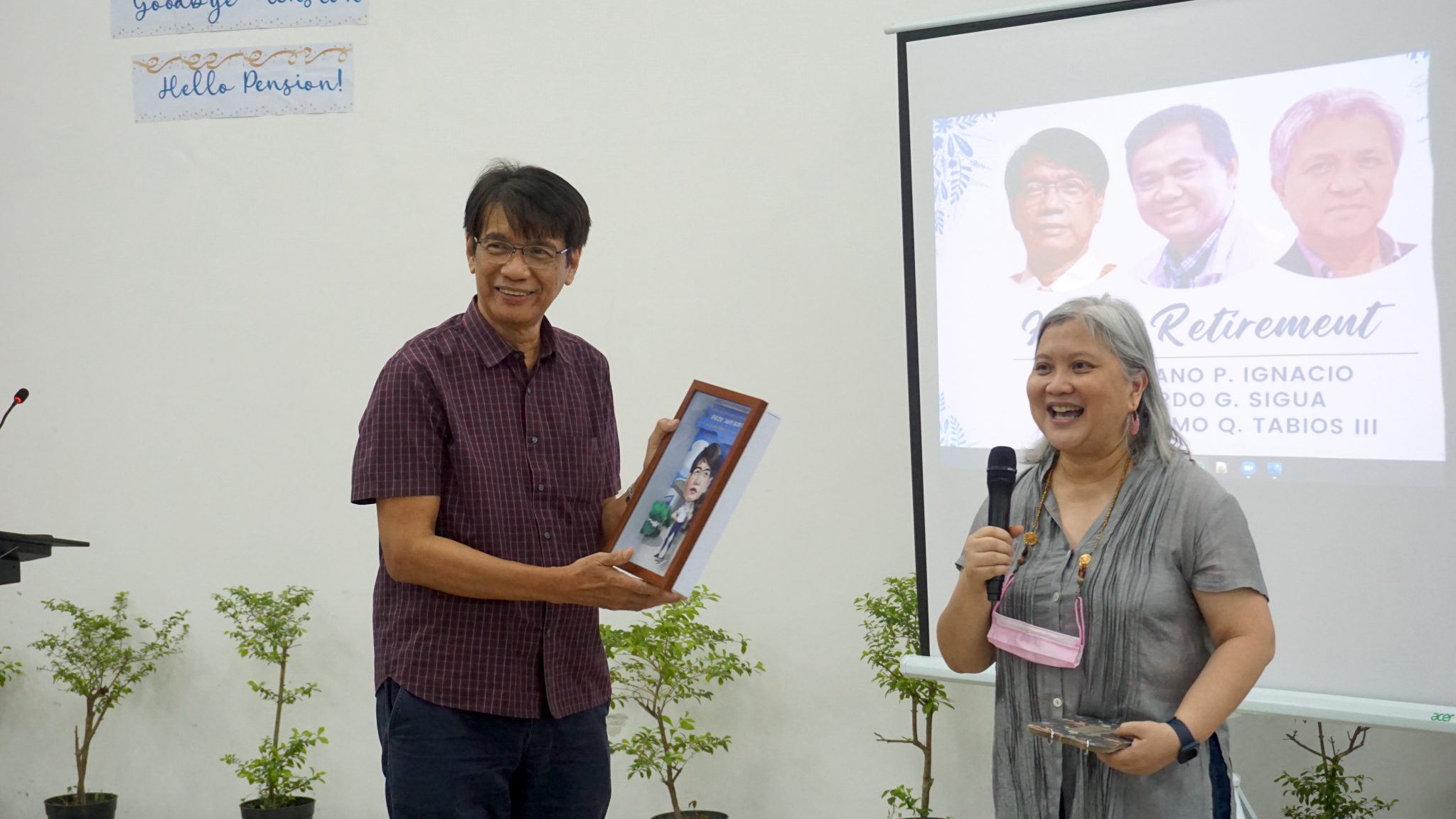 UP ICE celebrates the retirement of Prof. Ulpiano Ignacio Jr., Dr ...